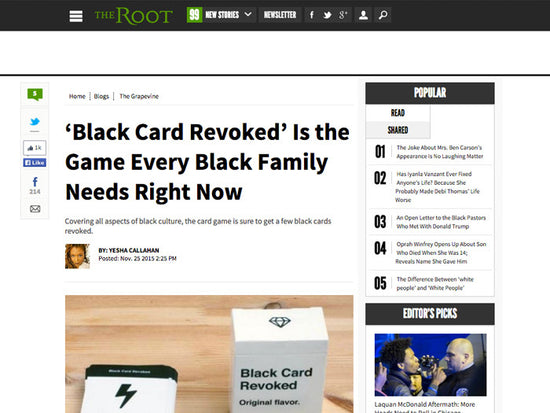 Black Card Revoked - First Edition